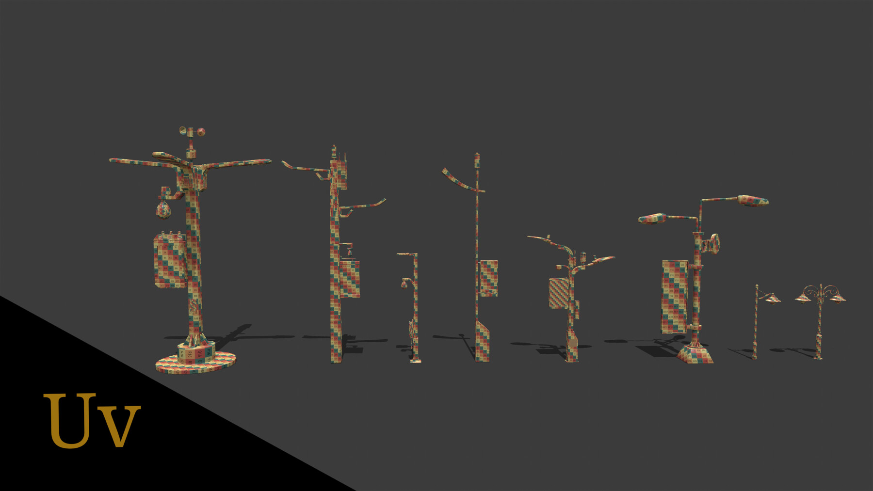 ArtStation - Street Light Base Mesh (Game Ready) | Game Assets