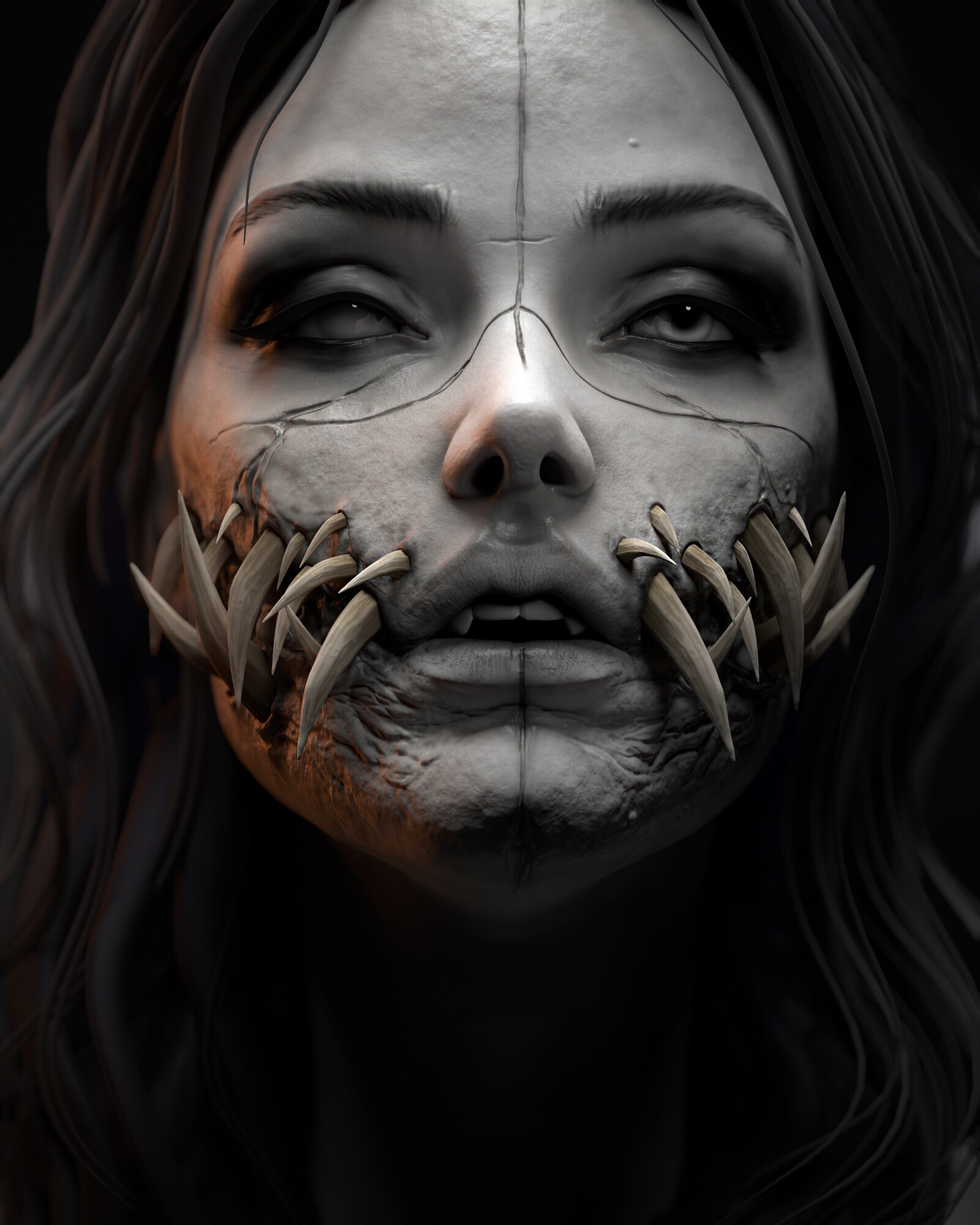 ArtStation - Creature woman project files + FULL video process in ...