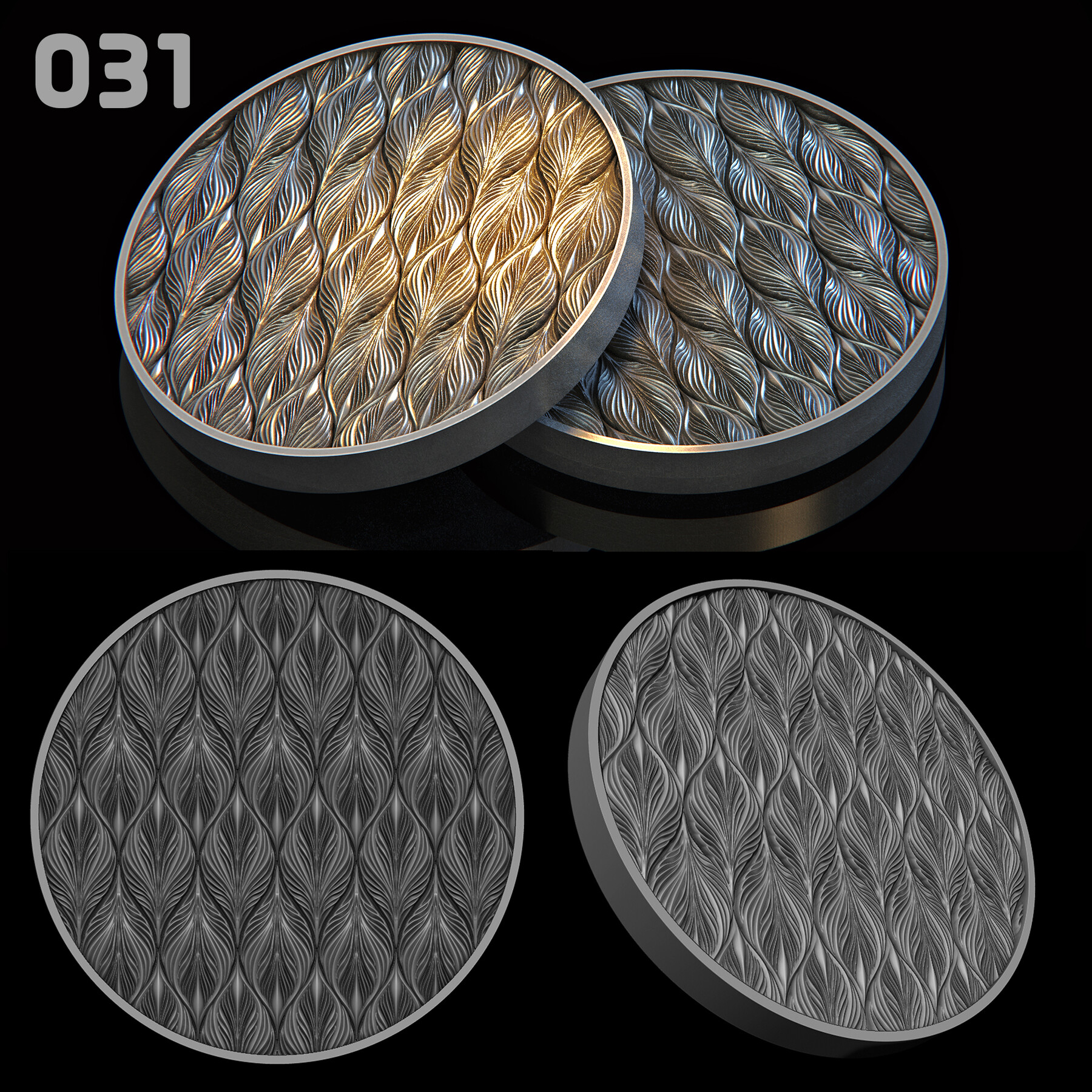 ArtStation - Fiber Laser Coins - Combo Set 06 | Resources