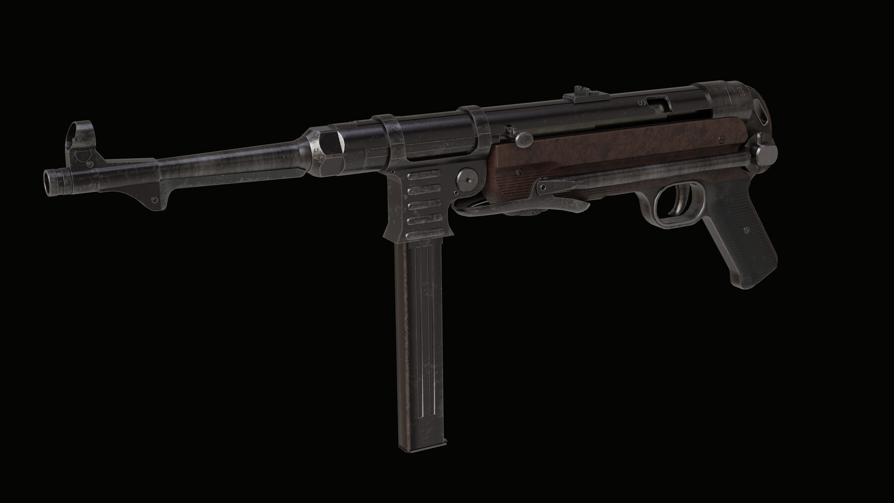 ArtStation - MP40 (Maschinenpistole 40) | Resources