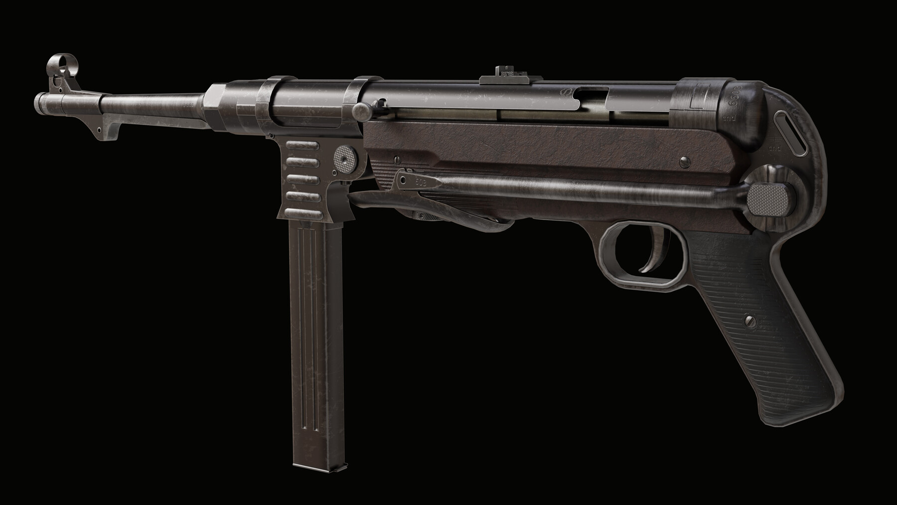 ArtStation - MP40 (Maschinenpistole 40) | Resources