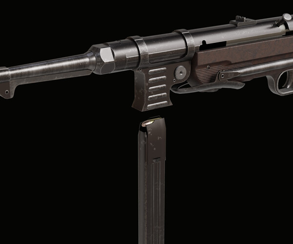 ArtStation - MP40 (Maschinenpistole 40) | Resources