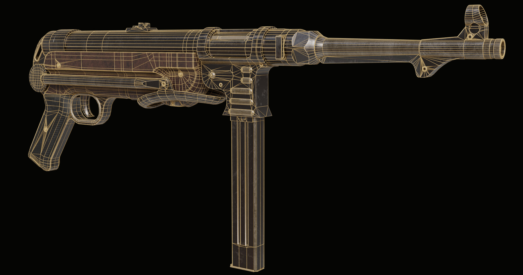 ArtStation - MP40 (Maschinenpistole 40) | Resources