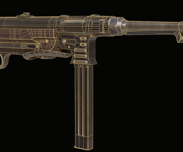 ArtStation - MP40 (Maschinenpistole 40) | Resources
