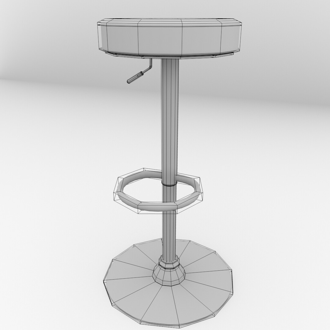 ArtStation - Bar Stool | Game Assets