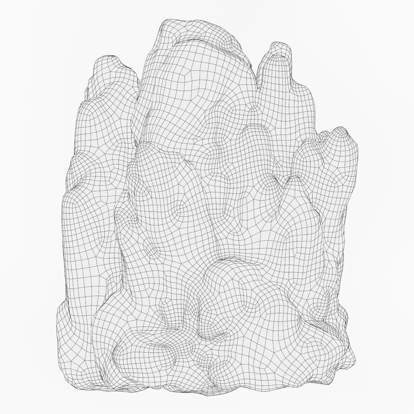 ArtStation - Low Poly Rock Cliff 12 | Resources