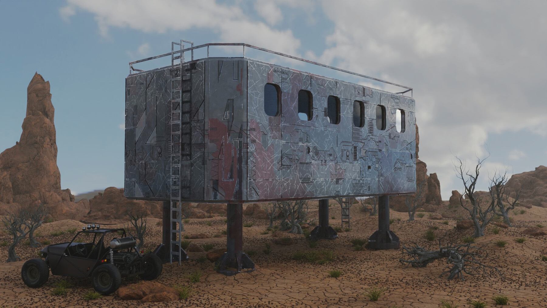 ArtStation - sci-fi station | Game Assets