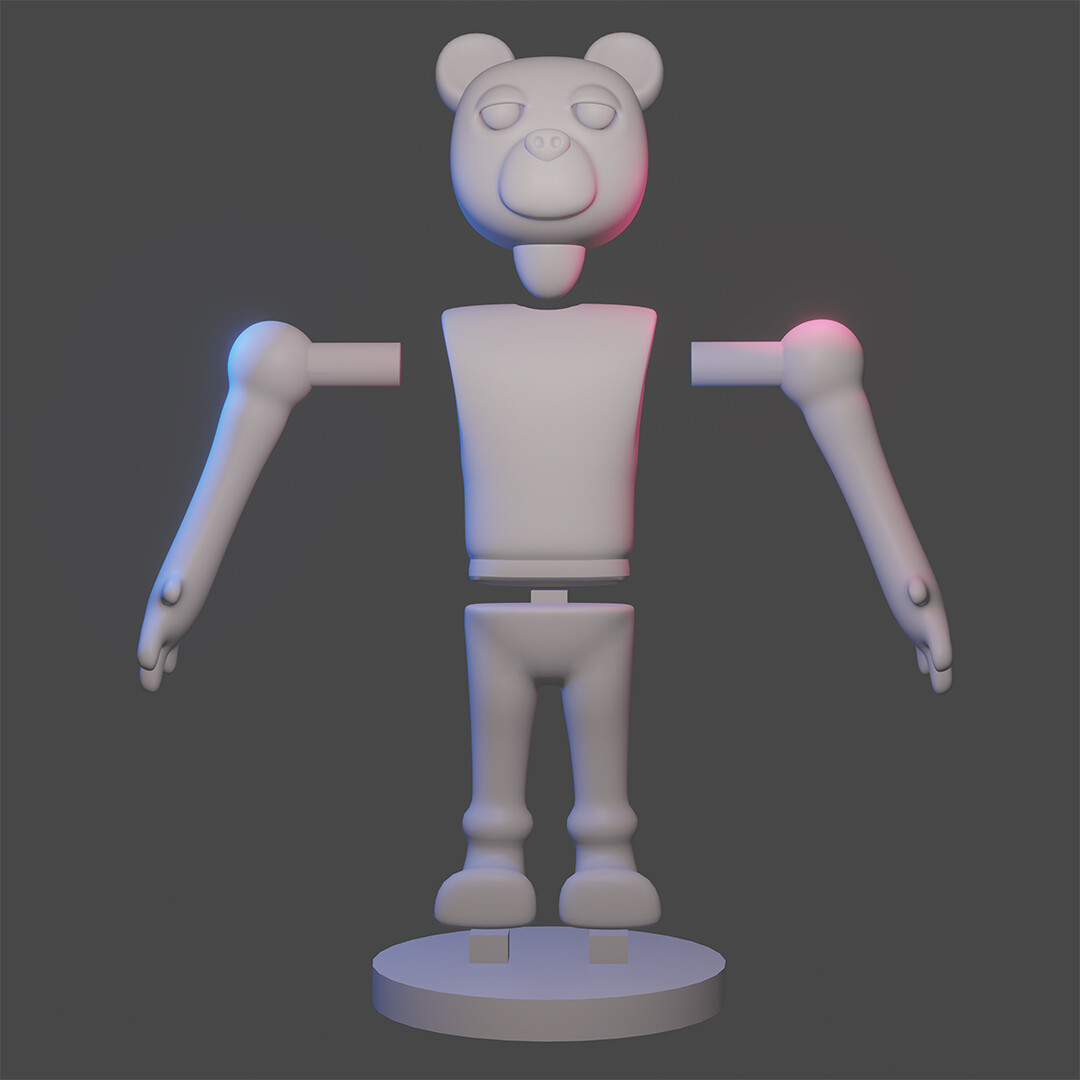 ArtStation - Teddy character 3D | Resources