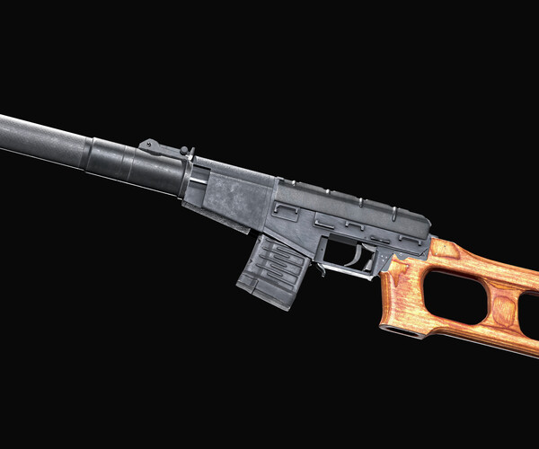 ArtStation - MILITARY Game Ready VSS Vintorez | Game Assets