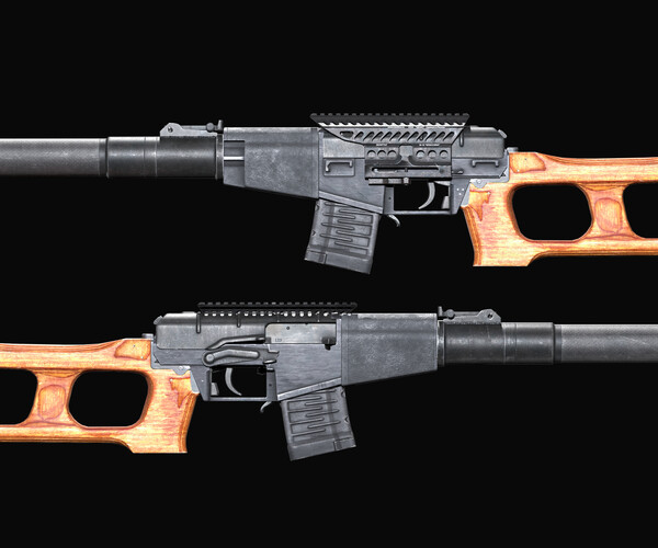 ArtStation - MILITARY Game Ready VSS Vintorez | Game Assets