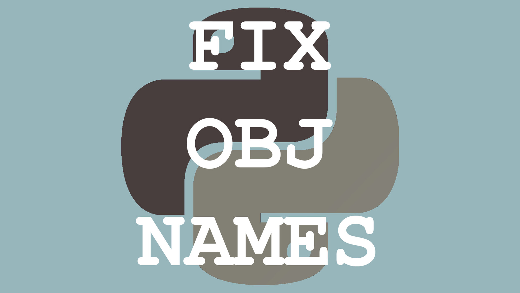 ArtStation - Fix obj names for zbrush subtool | Resources