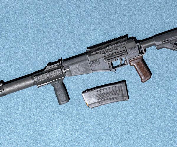 ArtStation - MILITARY Game Ready AS VAL Low-poly 3D model | Game Assets