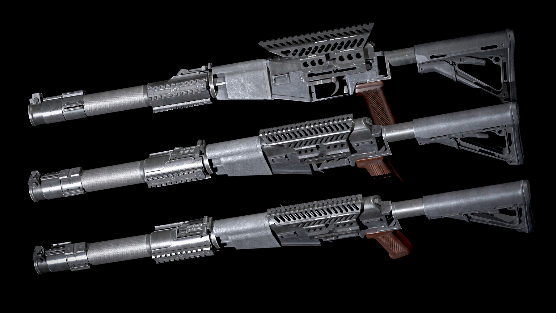 ArtStation - MILITARY Game Ready AS VAL Low-poly 3D model | Game Assets