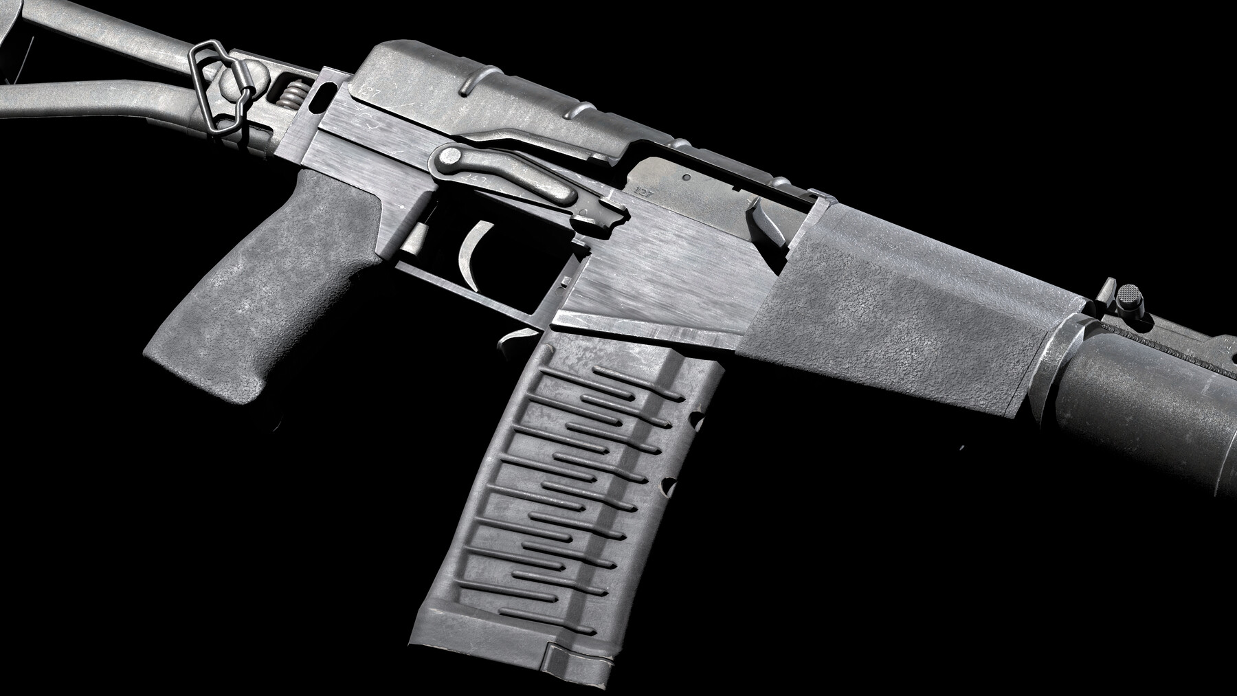 ArtStation - MILITARY Game Ready AS VAL Low-poly 3D model | Game Assets