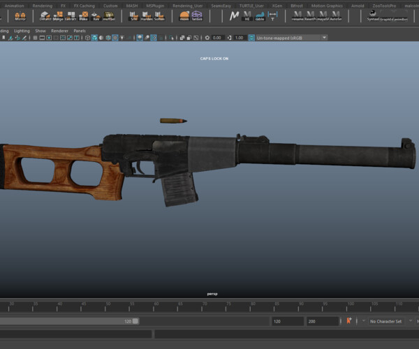 ArtStation - MILITARY Game Ready VSS Vintorez | Game Assets