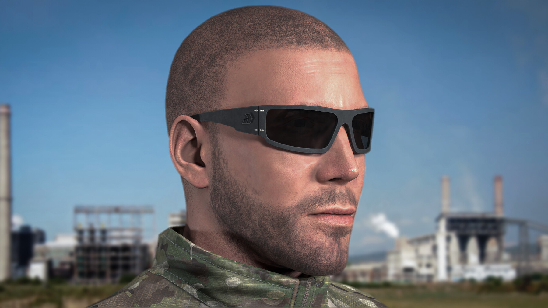 ArtStation - MILITARY Game Ready Gatorz Magnum Eye Protection Low-poly ...