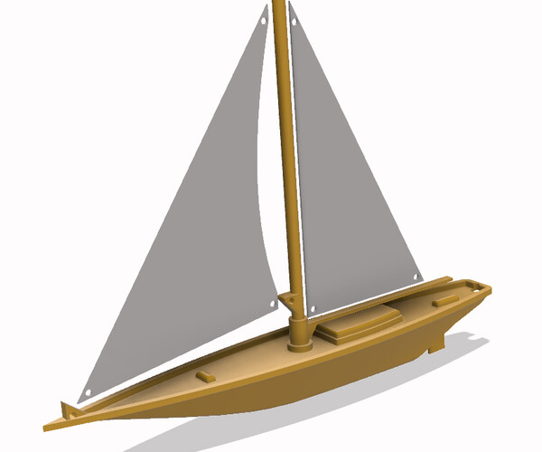 ArtStation - Sailing Boat 3D model | Resources