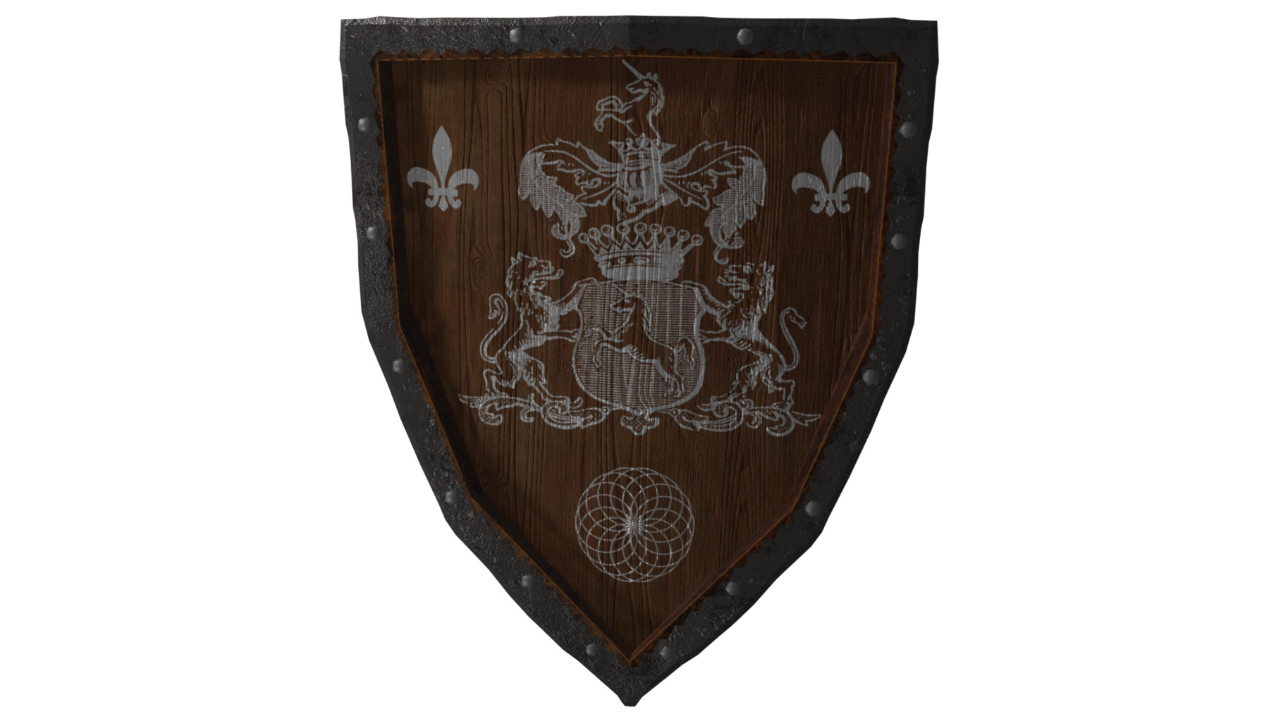 ArtStation - Shield Wooden Medieval Knight Adventurer Warrior | Game Assets