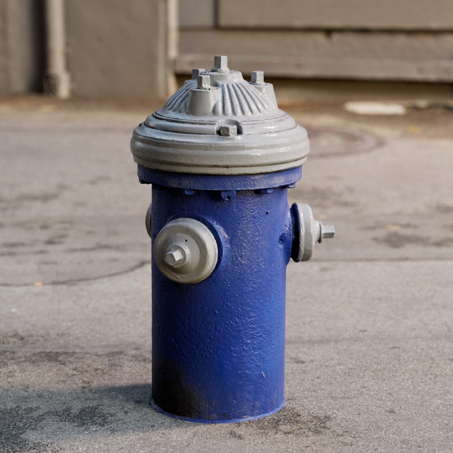 ArtStation - 3D scan of the blue fire hydrant. | Resources