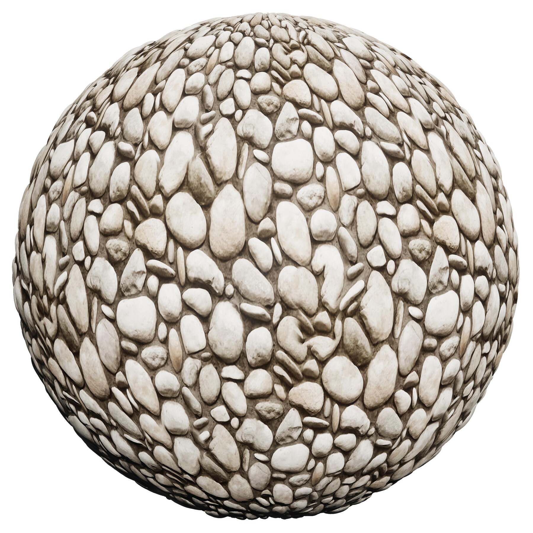 ArtStation - FB559 Field Stone Covering, cobblestone | 3 mat | 4k | PBR ...