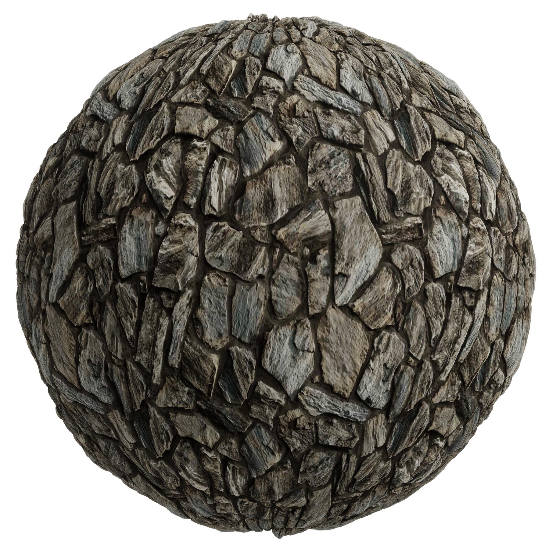 ArtStation - FB557 Faux Stone Panel Castle Wall Stone Flat Stones ...