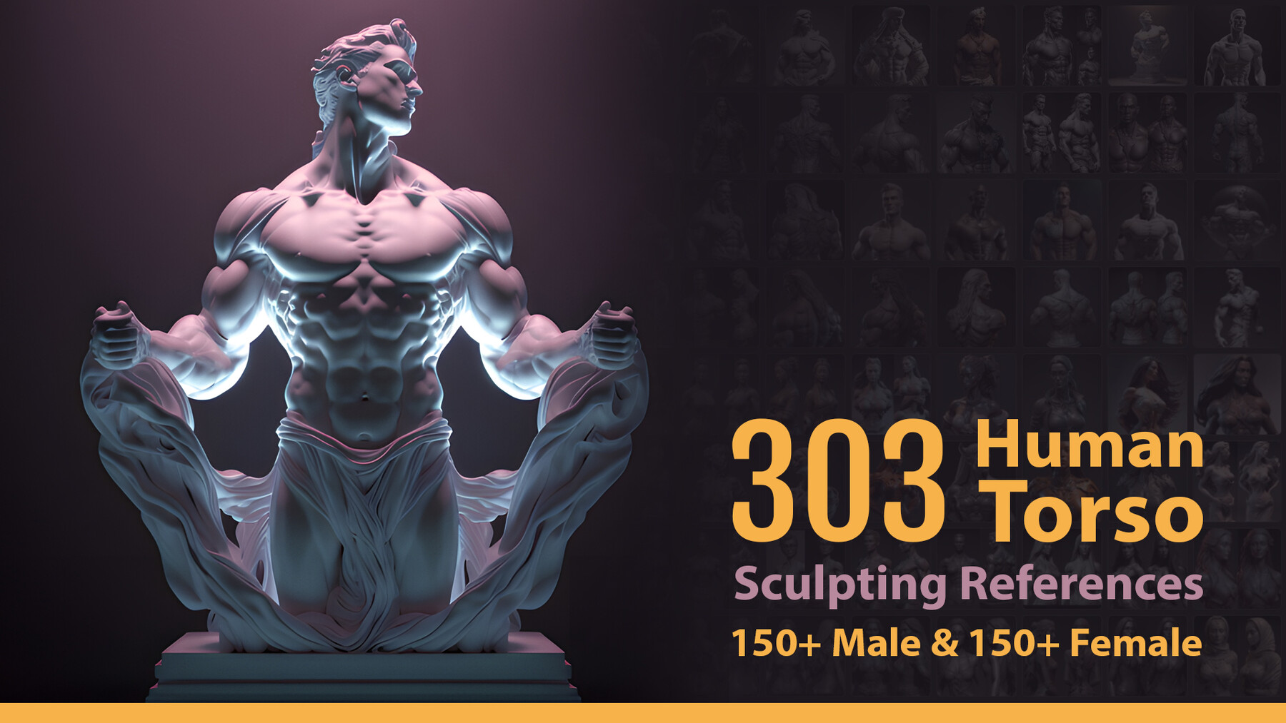 ArtStation - 303 human torso Sculpting references | Artworks