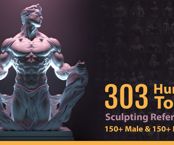 ArtStation - 303 human torso Sculpting references | Artworks