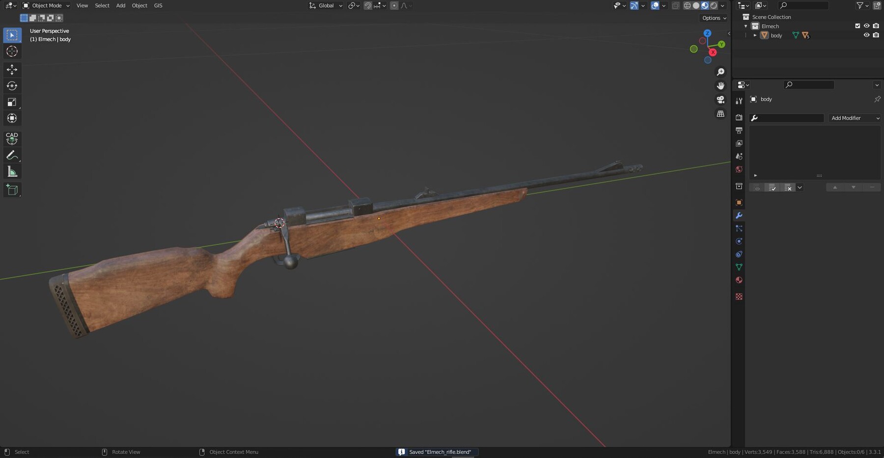 ArtStation - MILITARY Game Ready Elmech EM-992 Croatian Sniper Rifle ...