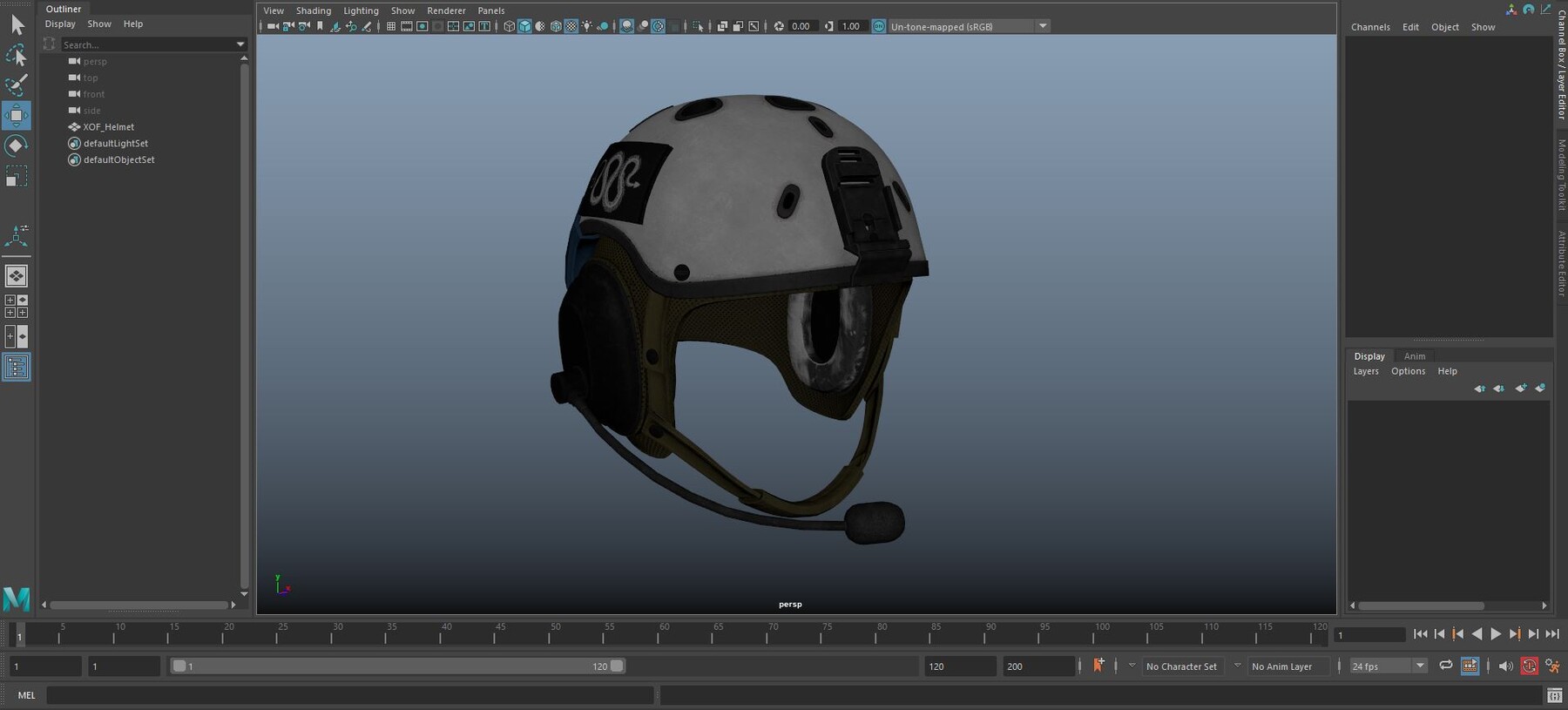 ArtStation - SCIFI Game Ready XOF Special Forces Helmet Low-poly 3D ...