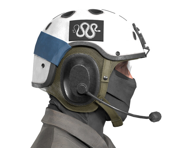 ArtStation - SCIFI Game Ready XOF Special Forces Helmet Low-poly 3D ...