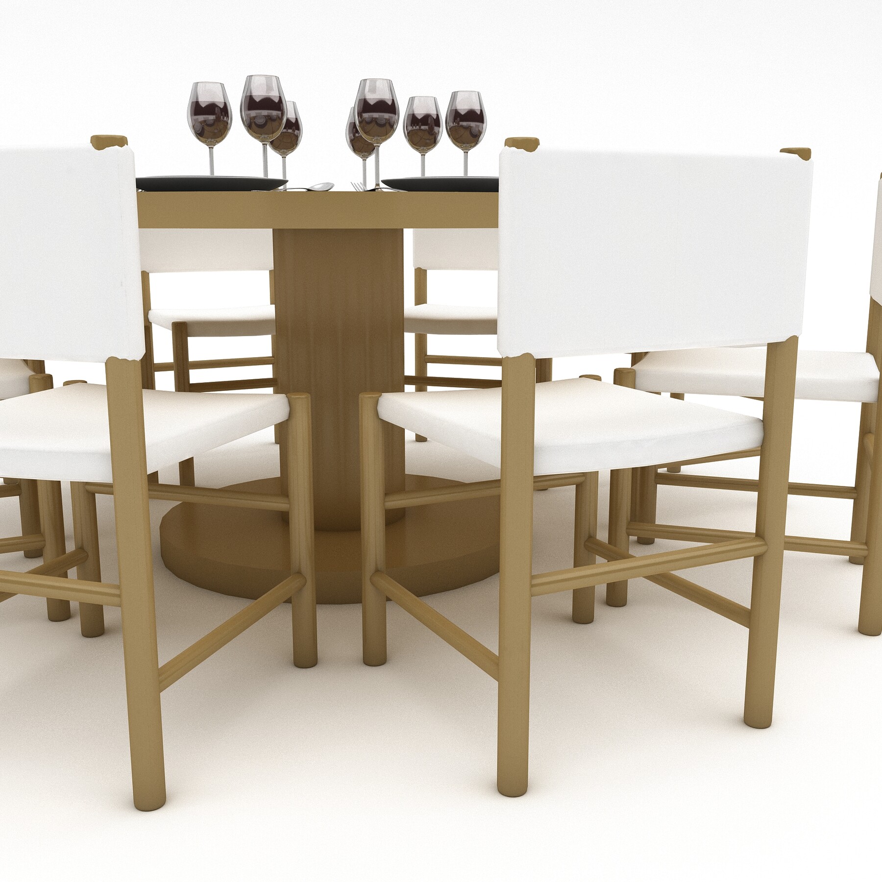ArtStation - 3D dining table 003 | Resources