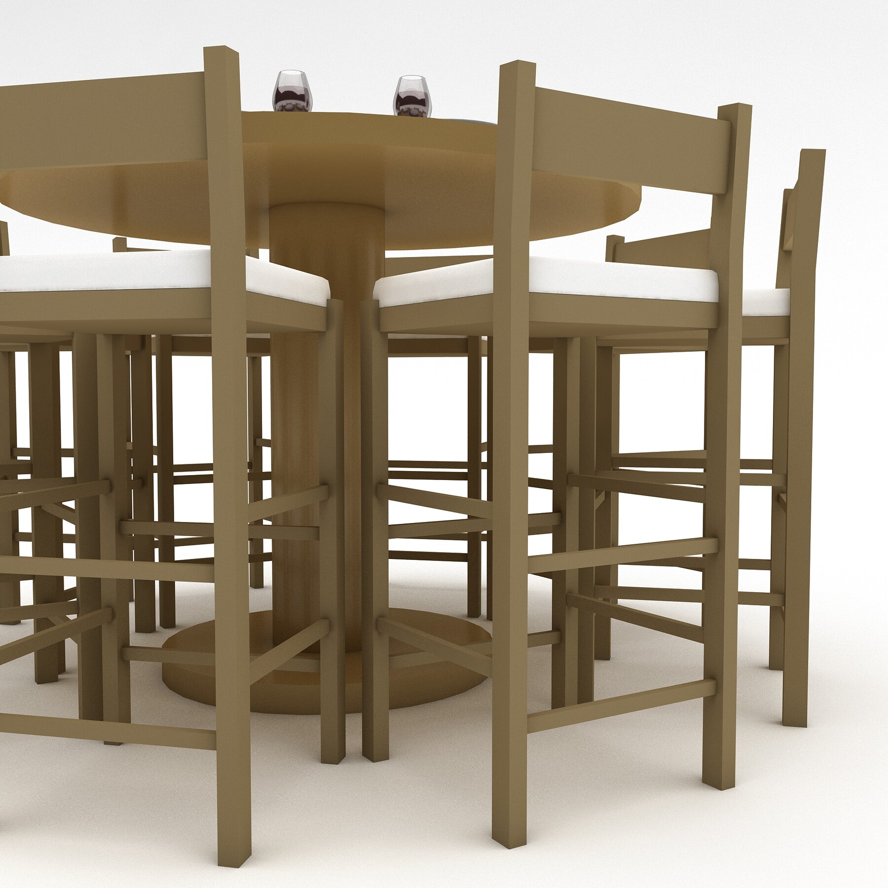 ArtStation - 3D model dining table 004 | Resources