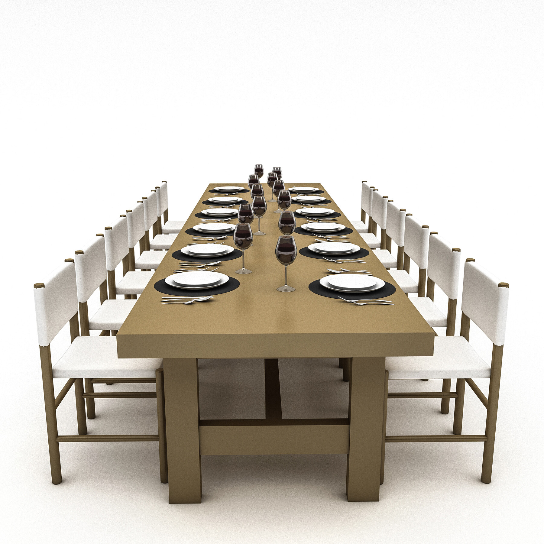 ArtStation - 3D model dining table 008 | Resources