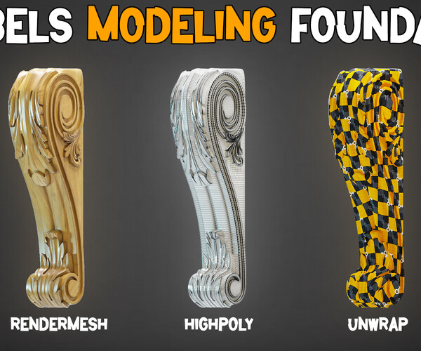 ArtStation - Corbels Modeling Foundation Tutorials VOL-02 | Tutorials