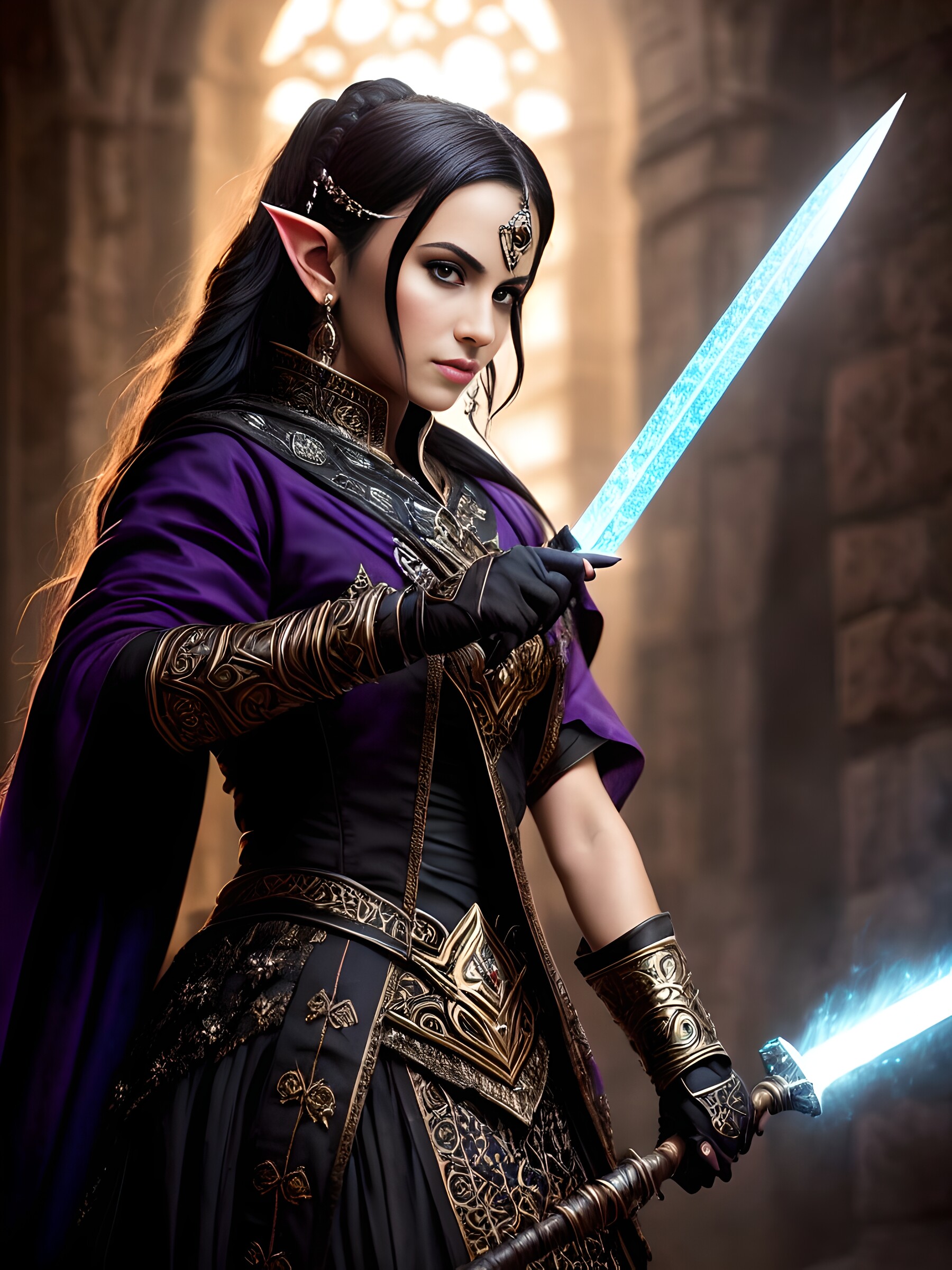 ArtStation - Elfic sorceress character pack (69 illustrations, NSFW) | Artworks