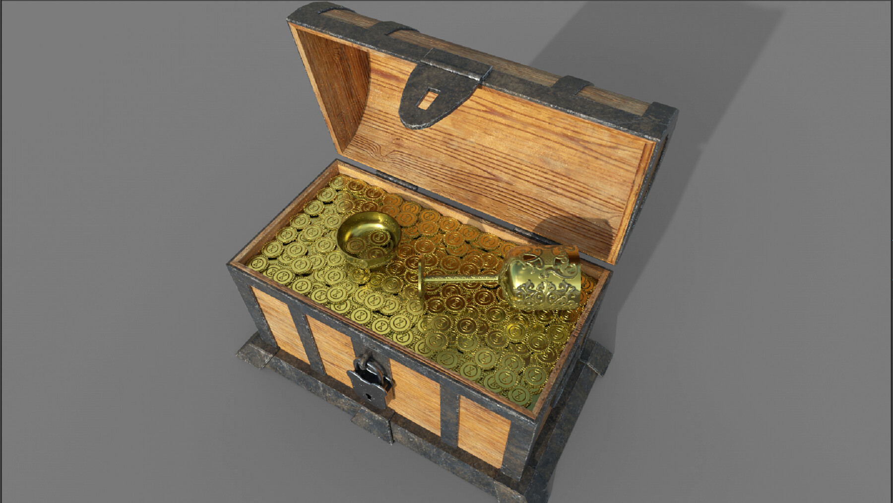 ArtStation - Chest Low-poly 3D model | Resources