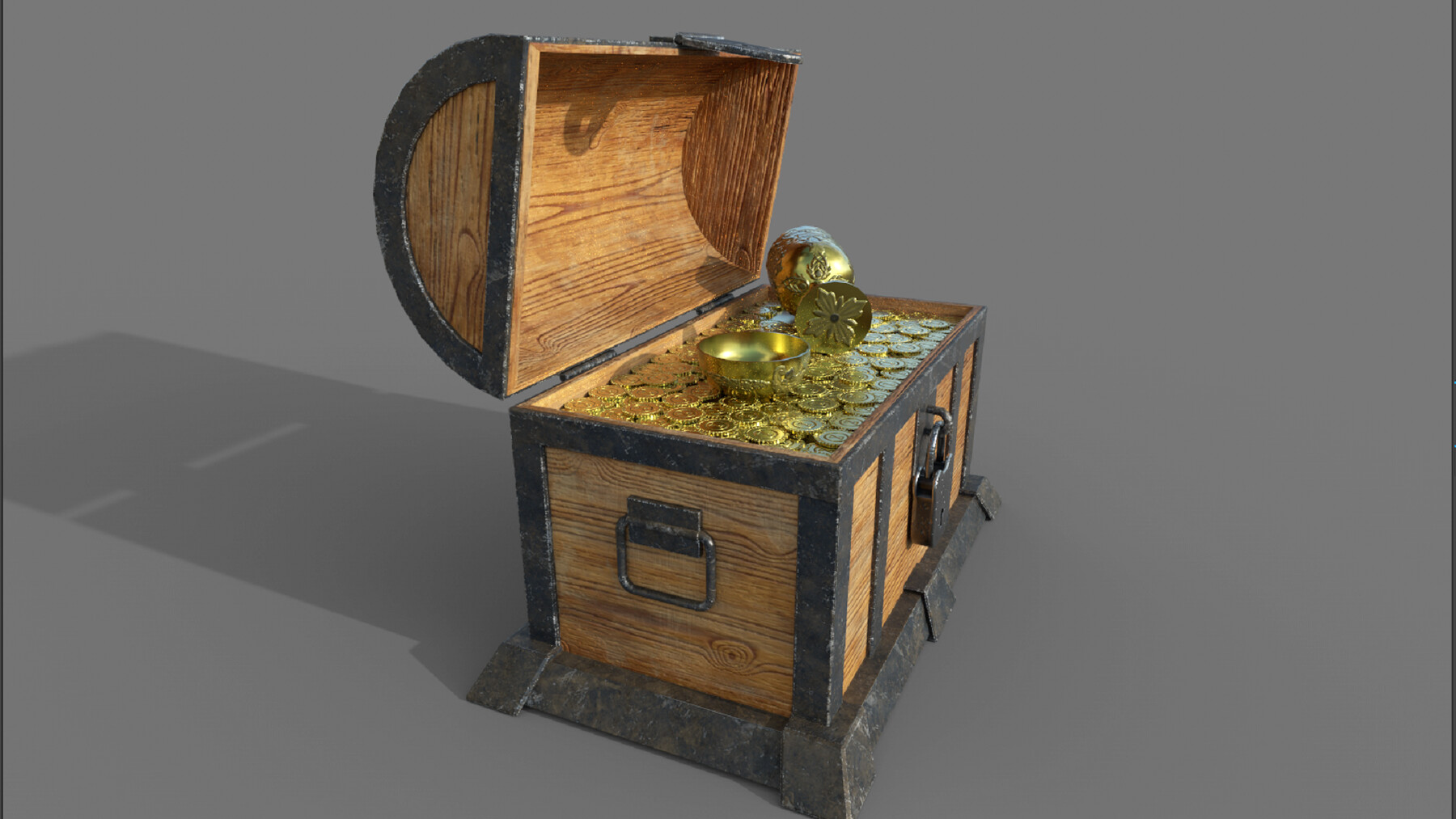 ArtStation - Chest Low-poly 3D model | Resources