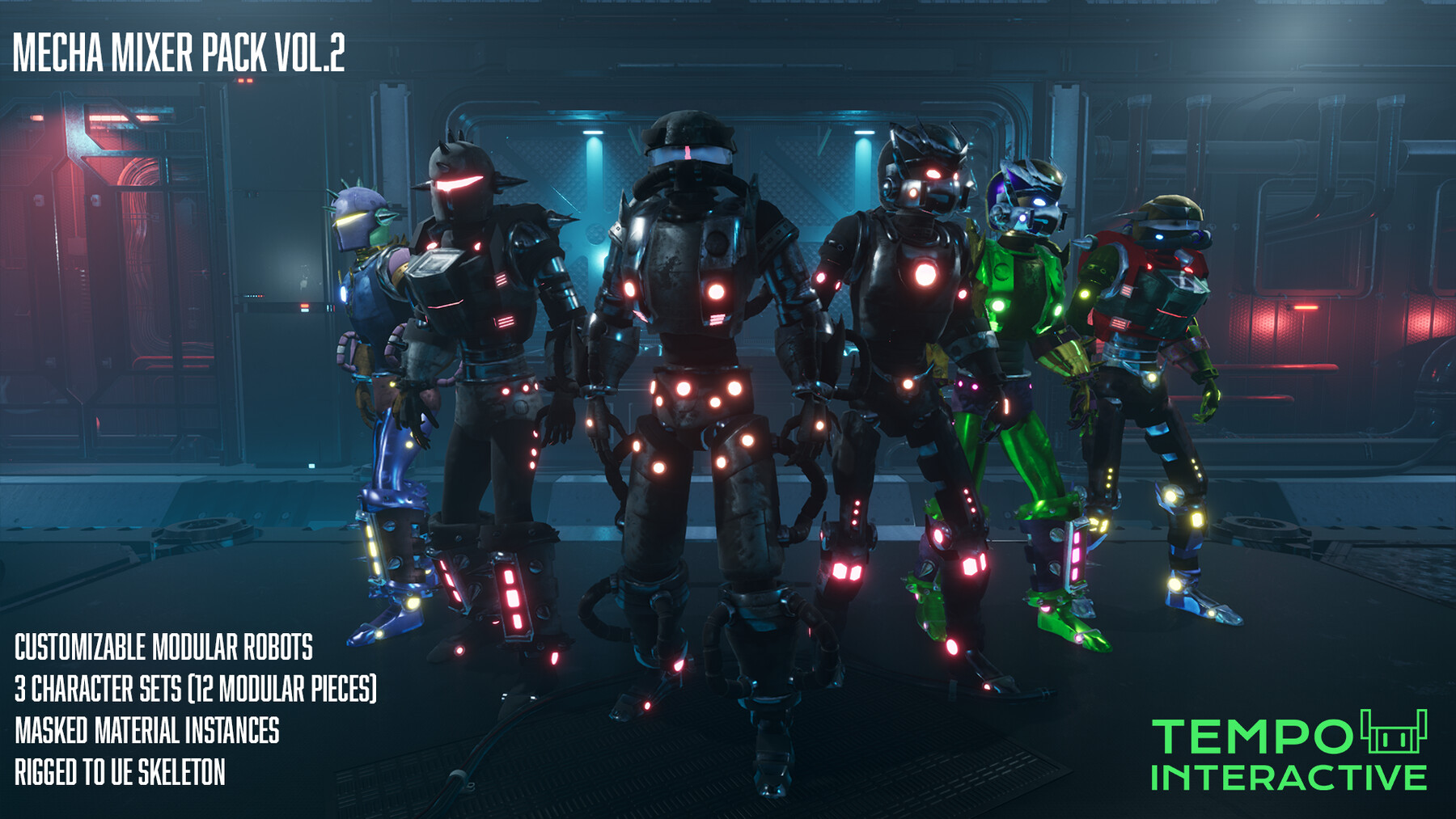 ArtStation - Mecha Mixer Pack Vol. 2 | Game Assets