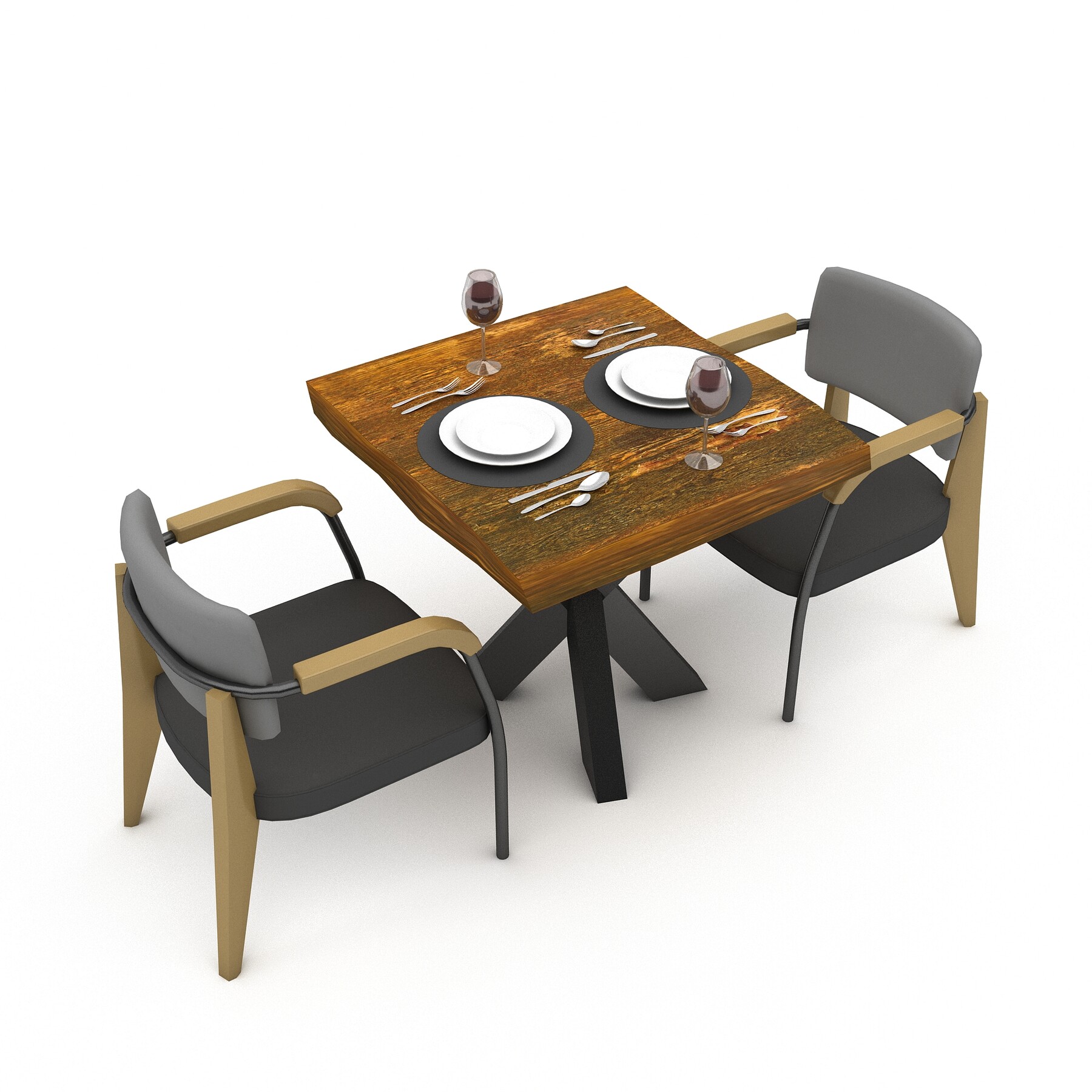 ArtStation - dining table 012 3D model | Resources