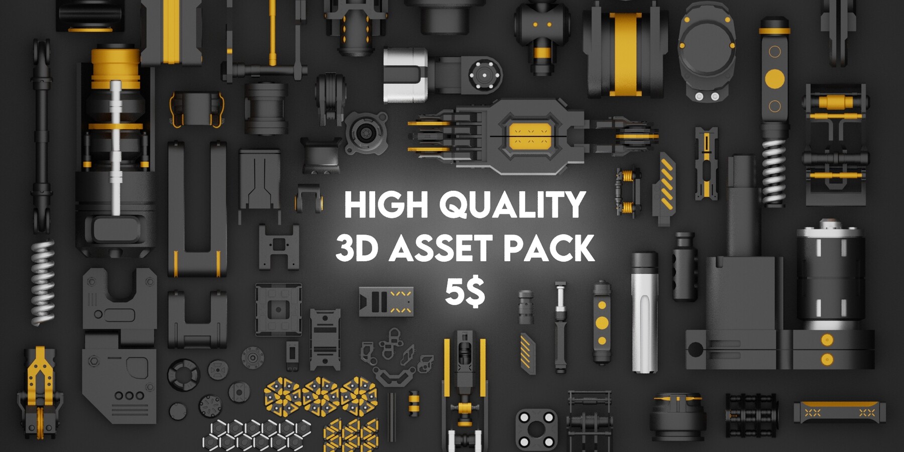 ArtStation - 3d kitbash asset pack | Resources