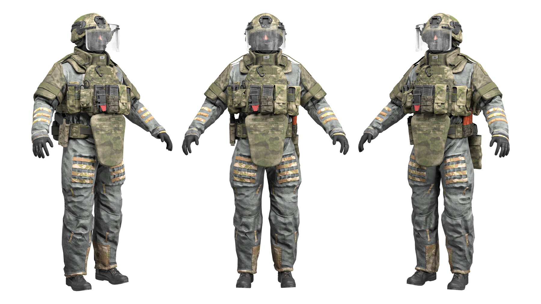 ArtStation - MILITARY Game Ready Character Russian Assault Soldier ...