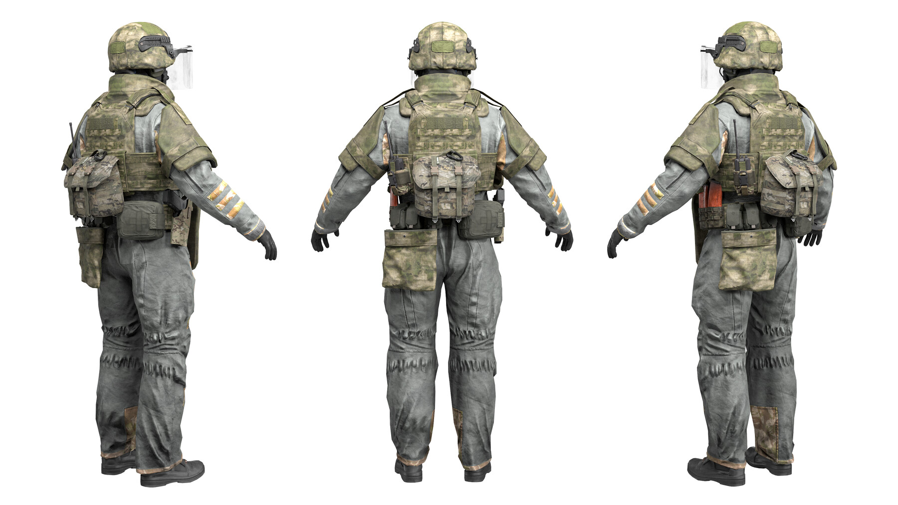 ArtStation - MILITARY Game Ready Character Russian Assault Soldier ...