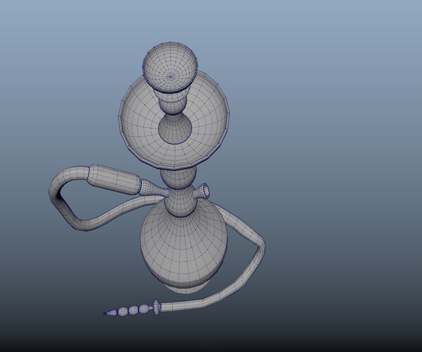ArtStation - Stylized hookah in ethnic style PBR game ready Low-poly 3D model | Resources
