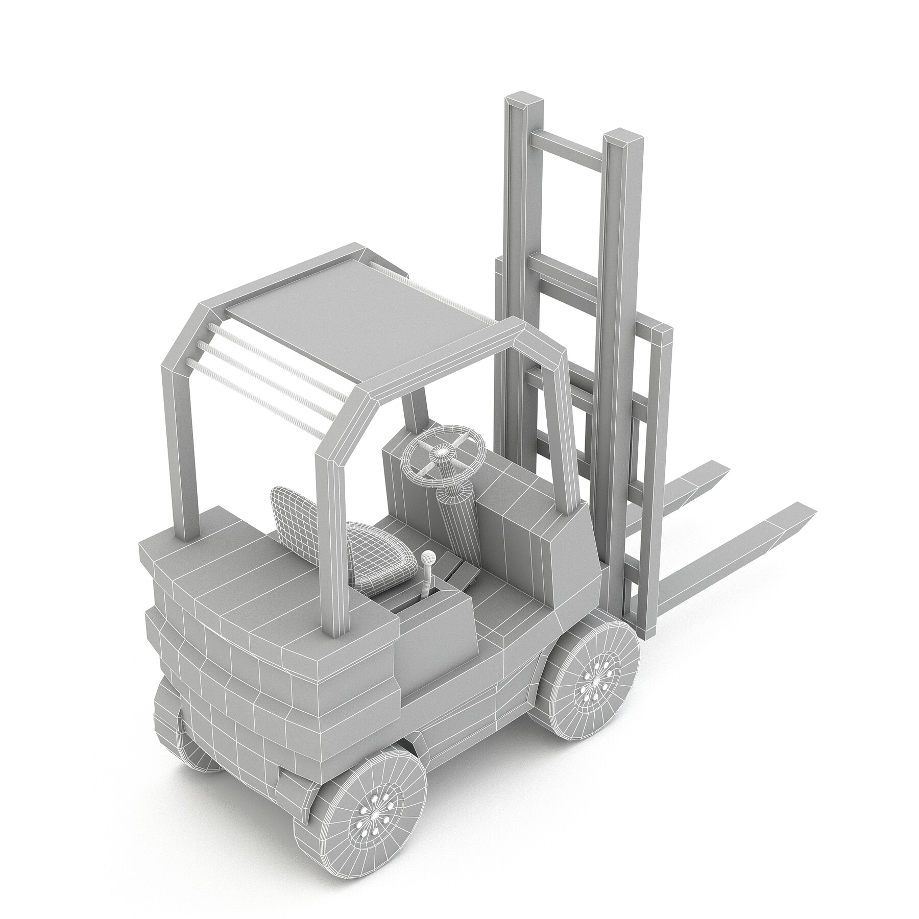 ArtStation - forklift 3D | Resources