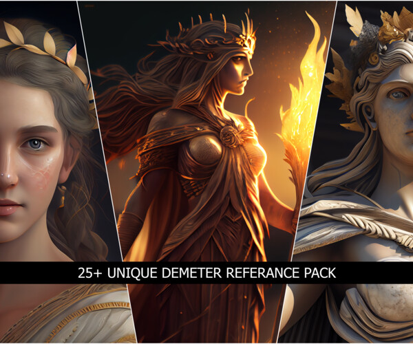 ArtStation - Ancient Goddess Demeter Reference Pack | Artworks