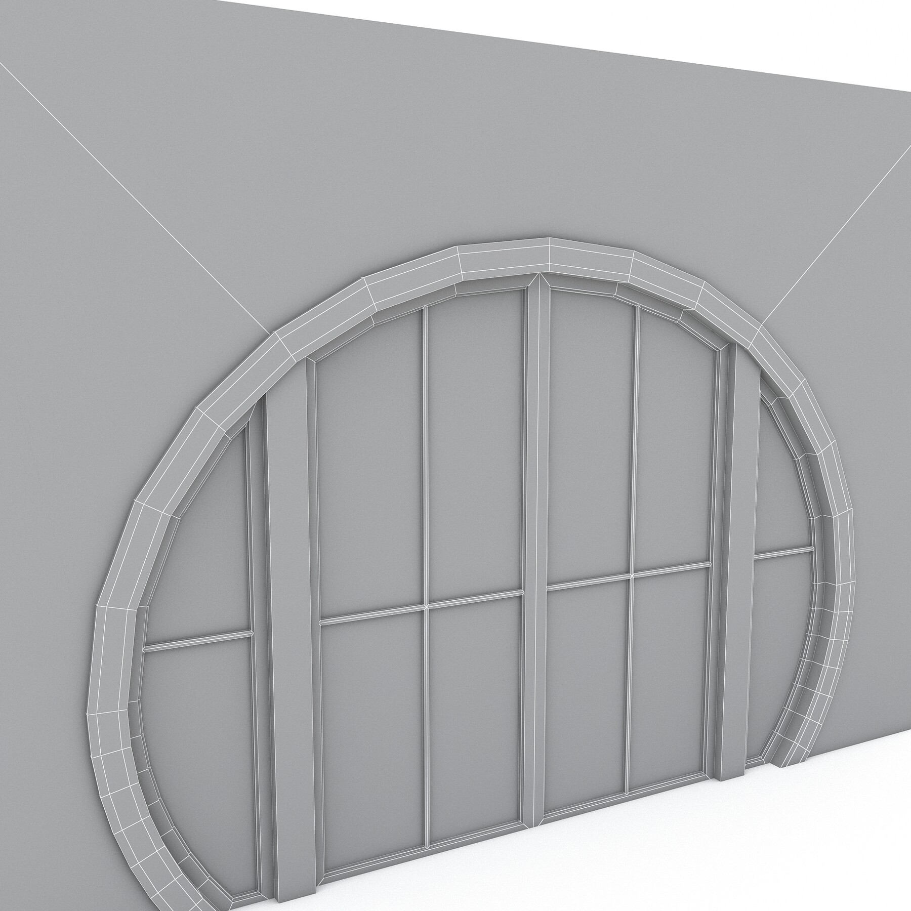 ArtStation - round cafe door 3D model | Resources