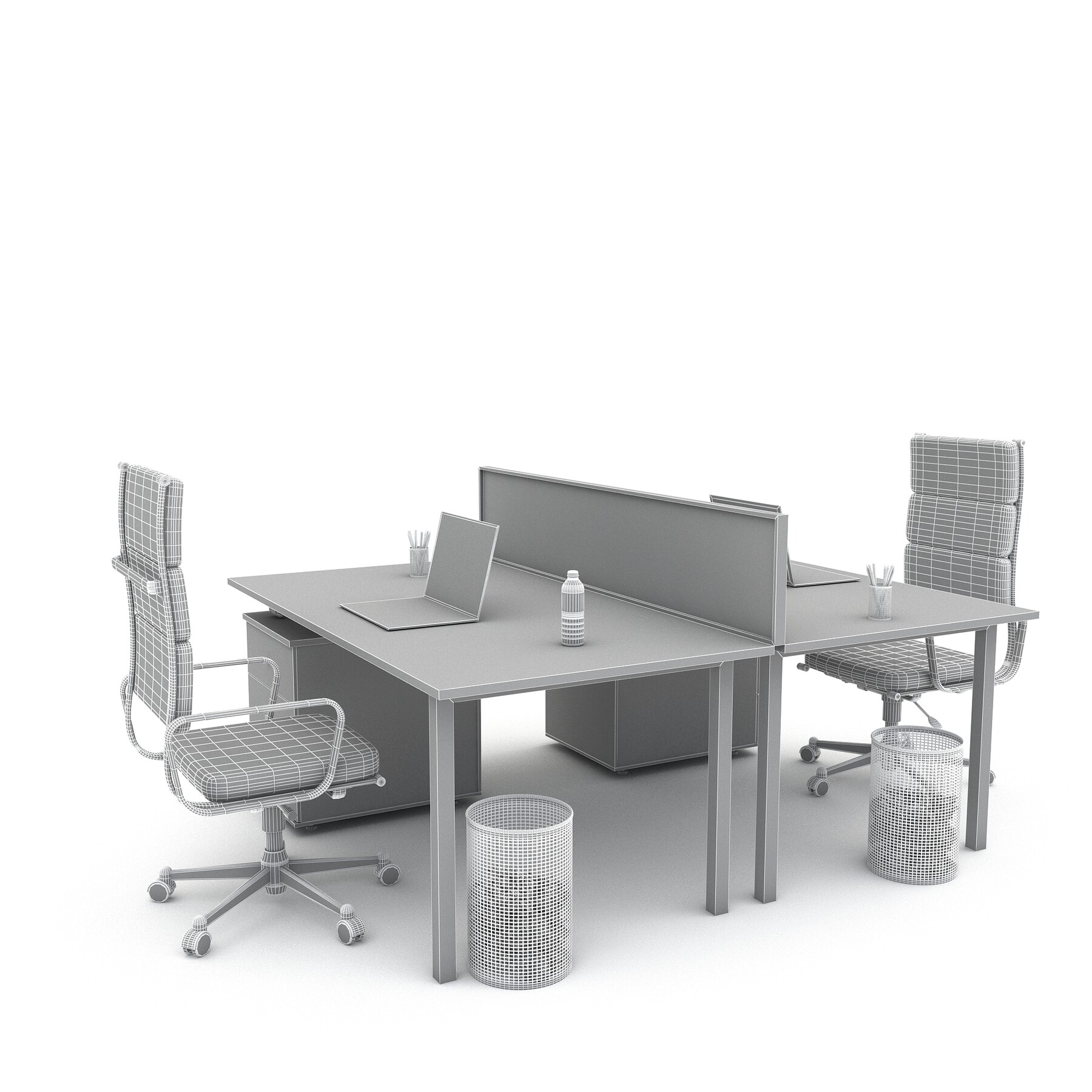 ArtStation - 3D office work and meeting table 04 | Resources