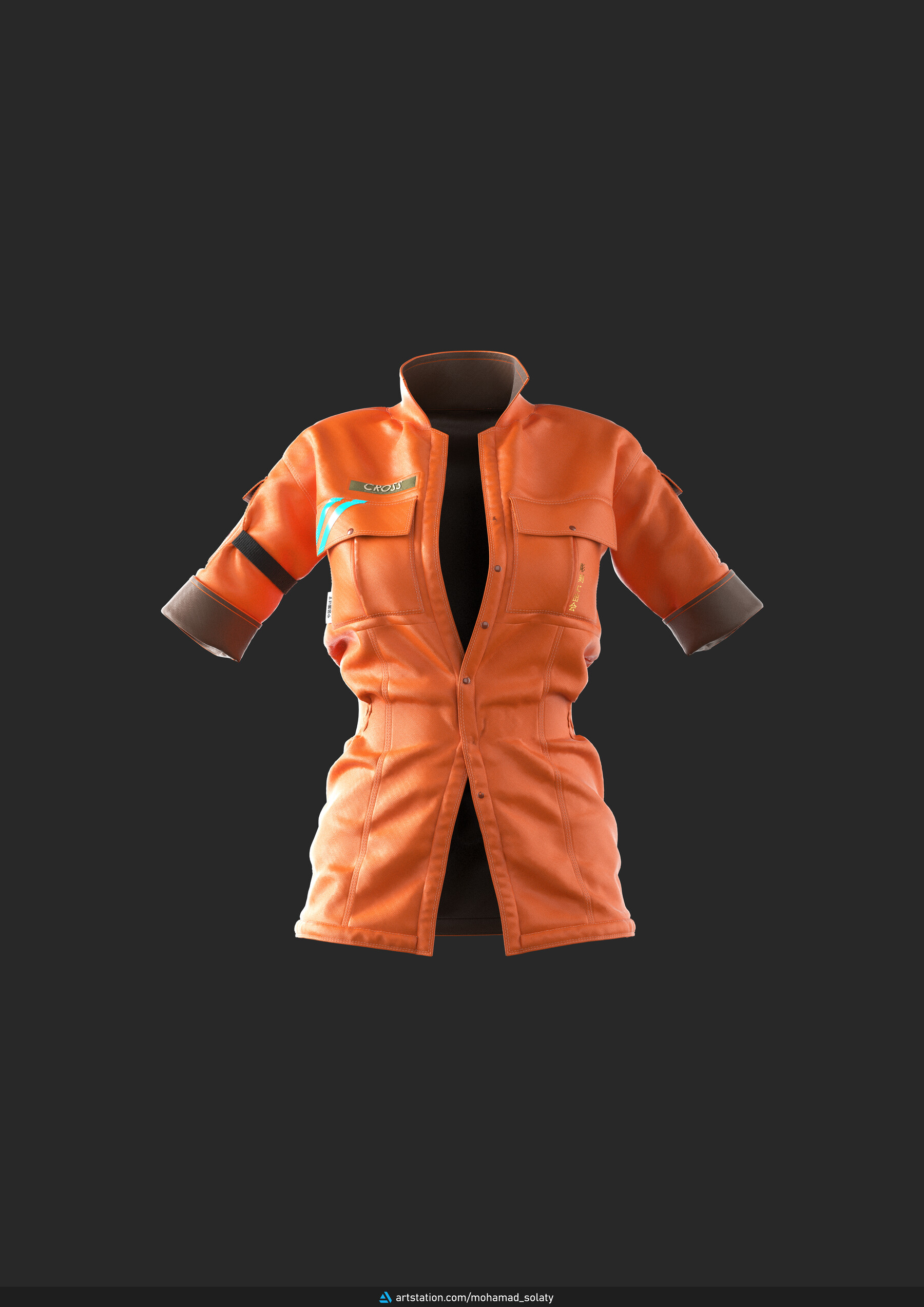 ArtStation - Agent Girl 13 - Marvelous / CLO Project file +Video Process | Game Assets