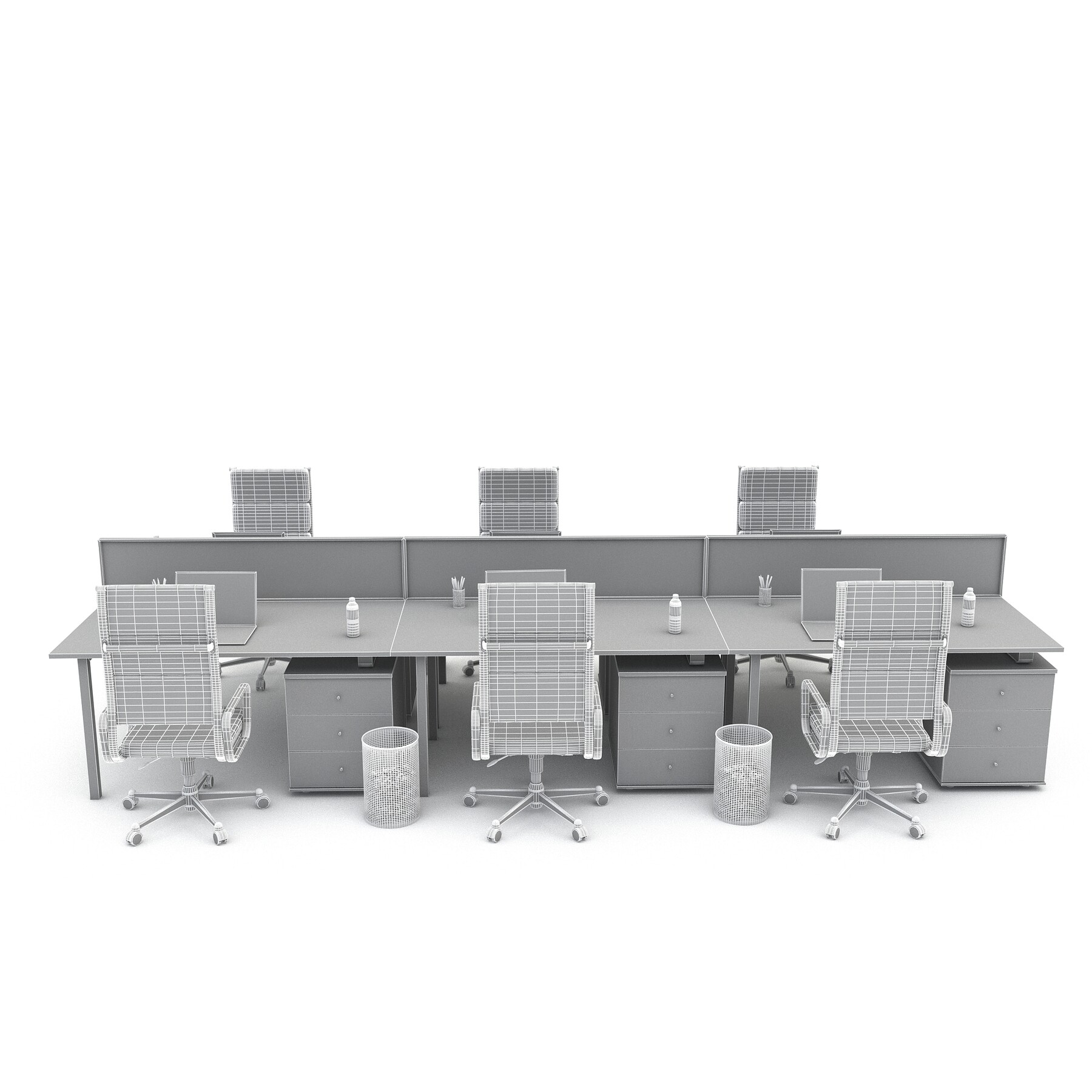 ArtStation - 3D office work and meeting table 05 model | Resources