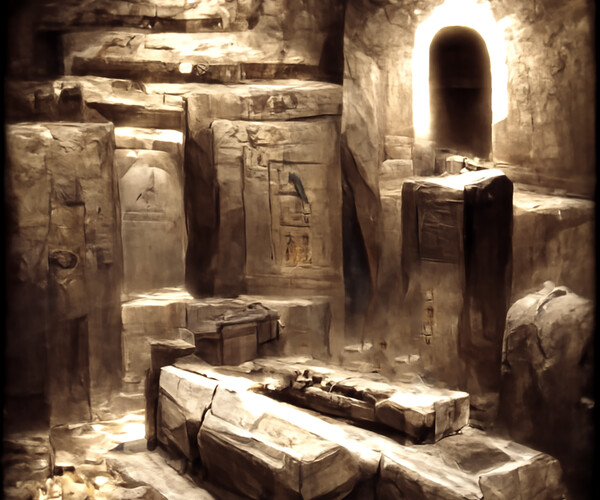 ArtStation - Egyptian Tomb Art Pack. (Pictures are sharp and of high ...